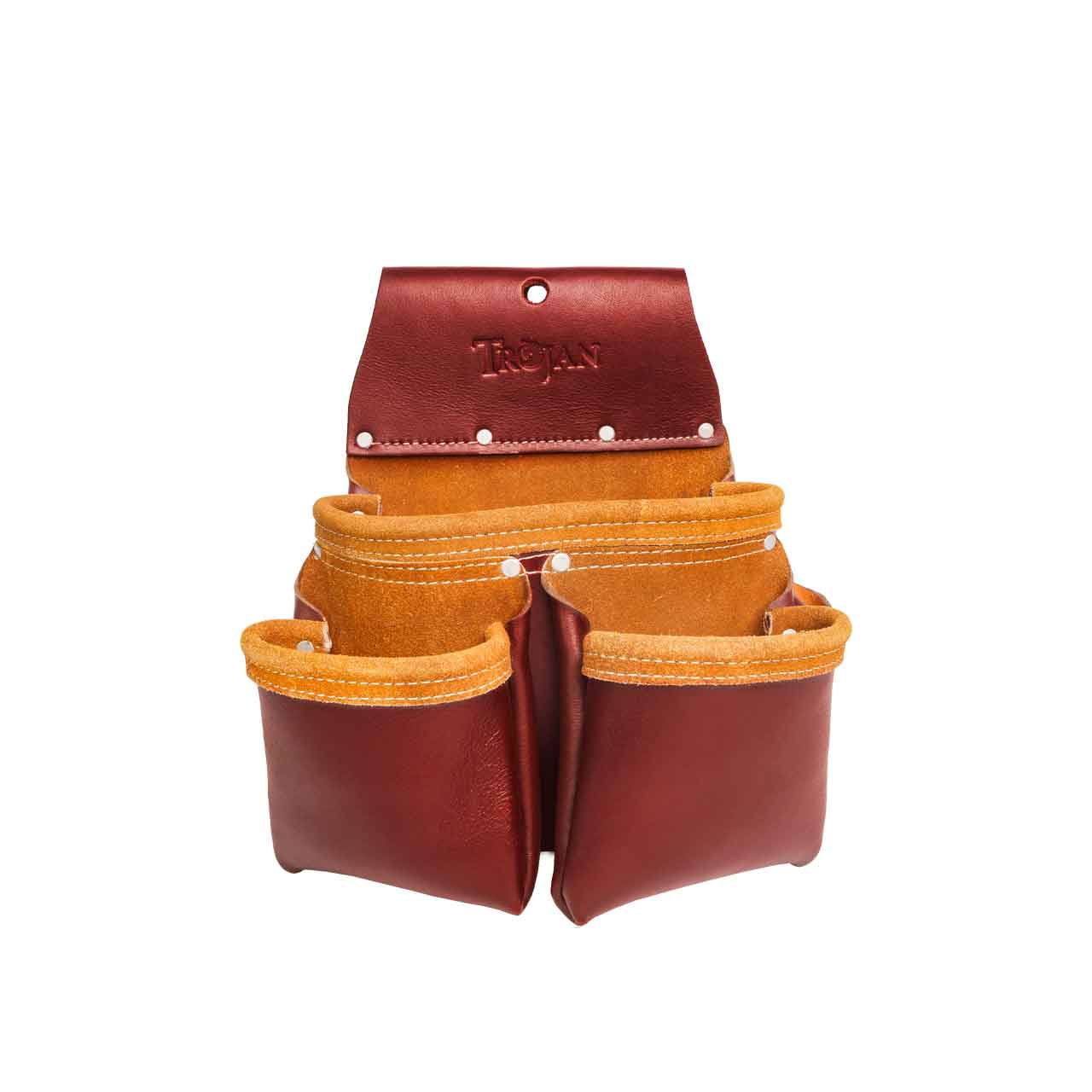 Work Pouch | 3 Pouch Leather working pouch - Trojan Tool Belts